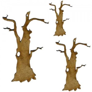 Dead Tree Trunk - MDF Wood Shape Style 2